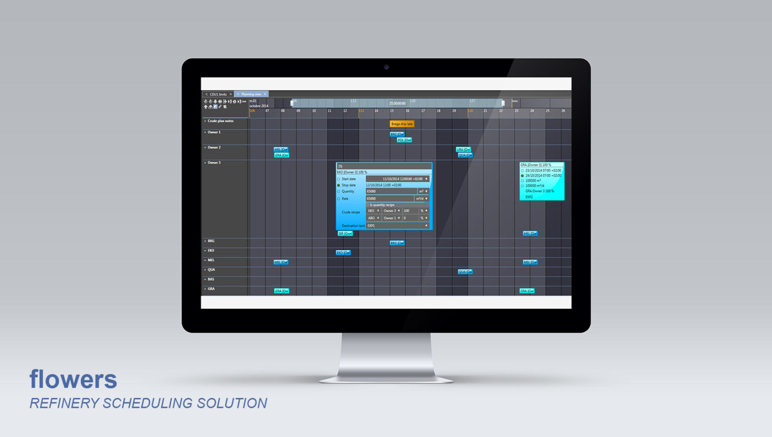 Refinery operations planning